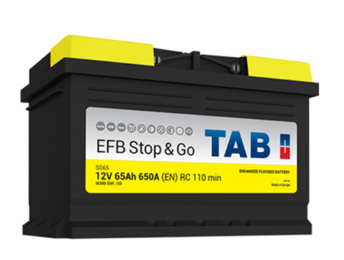 Start Stop SG65 12V 65Ah 650CCA EFB - Yemin