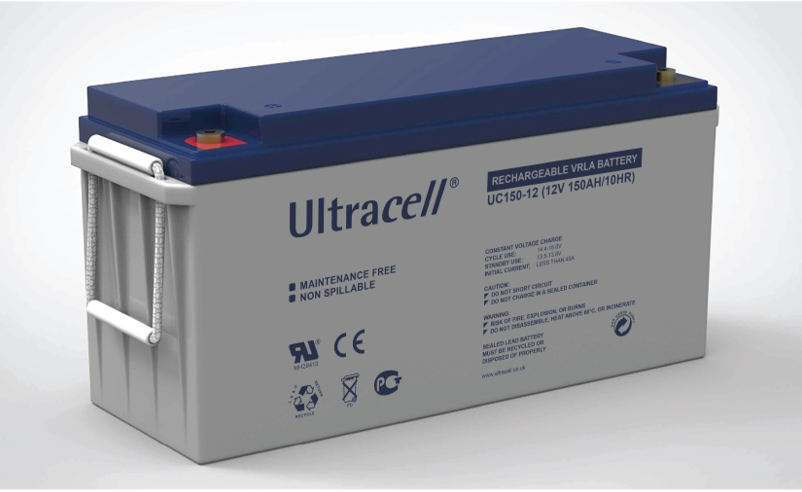 Batería Ultracell UC150-12 12V 150A AGM ciclo profundo - Yemin