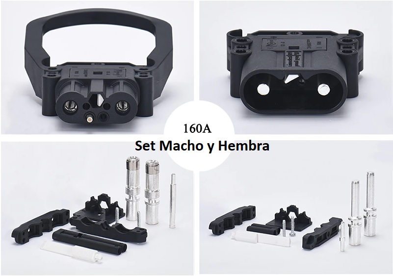 Enchufe Rema DIN160 macho 160A - Yemin