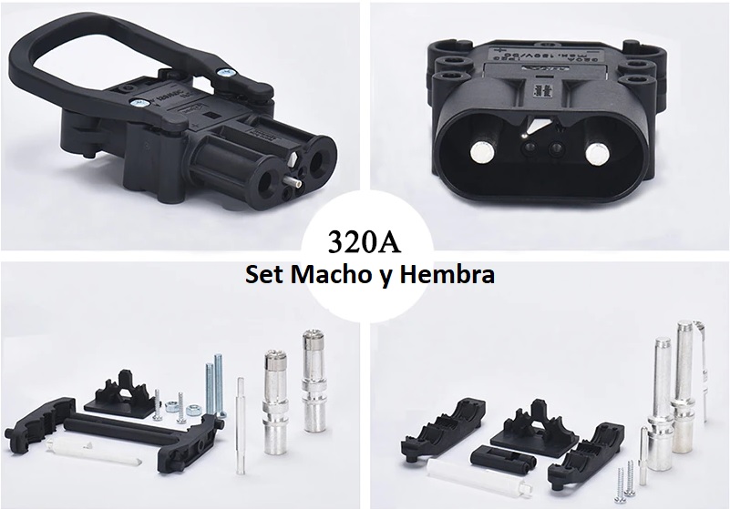 Enchufe Rema DIN320 macho 320A - Yemin