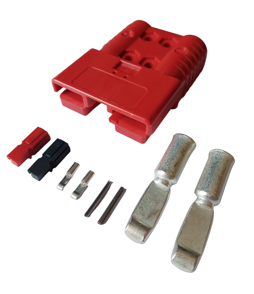 Enchufe Anderson SMH SBE320 rojo con pines auxiliares - Yemin