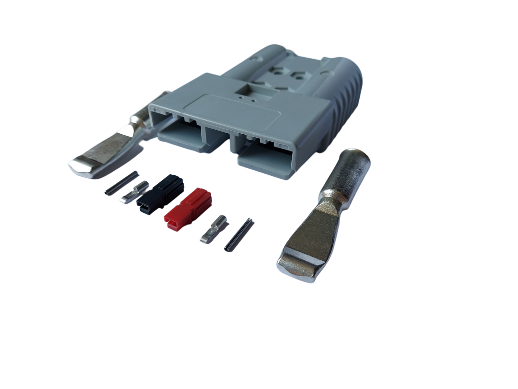 Enchufe Anderson SMH SBX350 gris con pines auxiliares - Yemin