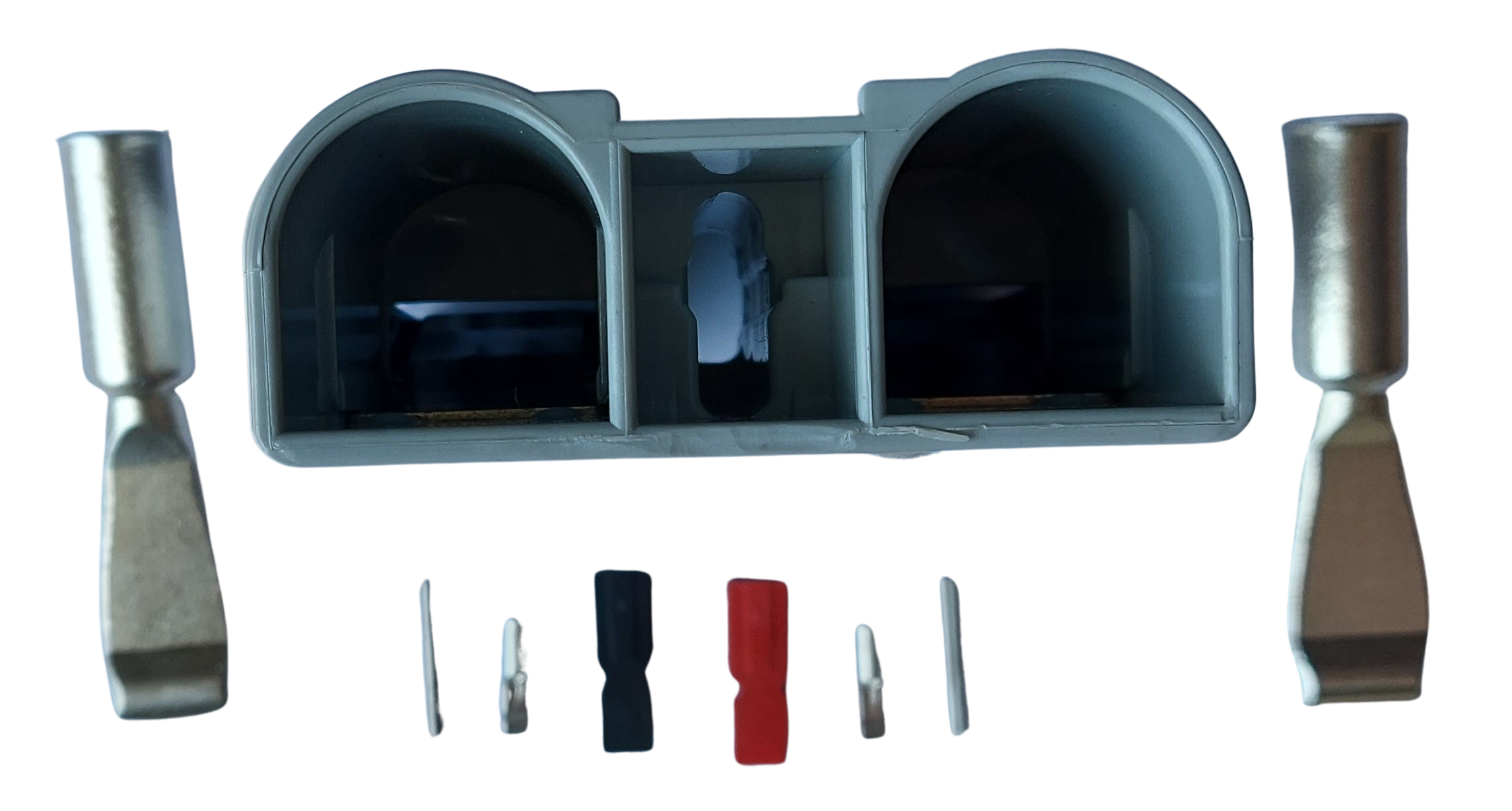 Enchufe Anderson SMH SBX350 gris con pines auxiliares - Yemin