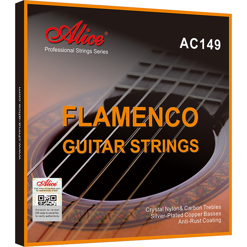Alice AC149-H cuerdas guitarra flamenca, nylon y carbono, cobre plata ...
