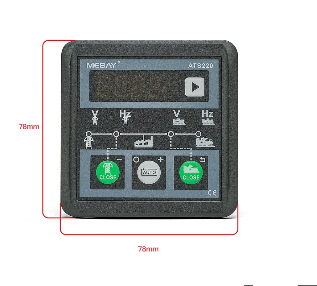 ATS Módulo Controlador MEBAY ATS220 para generador - Yemin