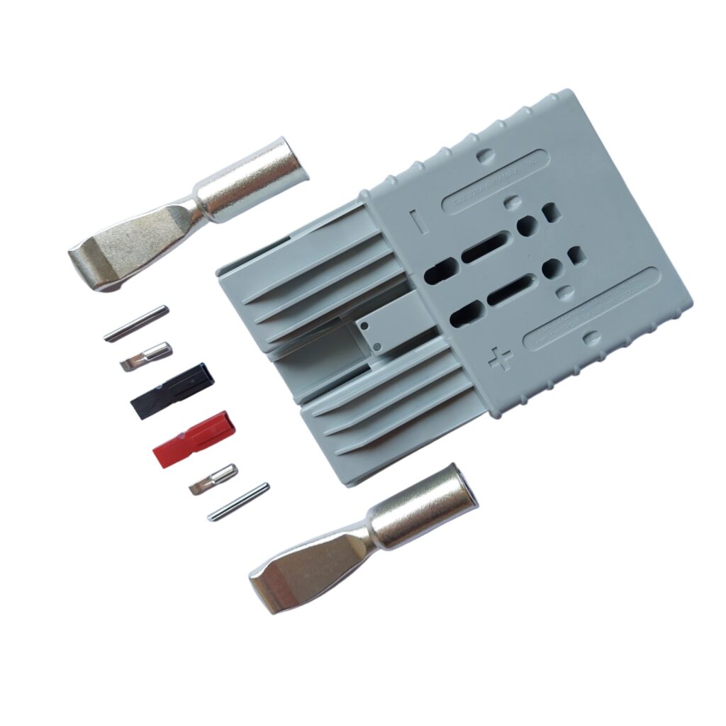 Conector Tipo Anderson 180A Unipolar Rojo Negro Par - Yemin