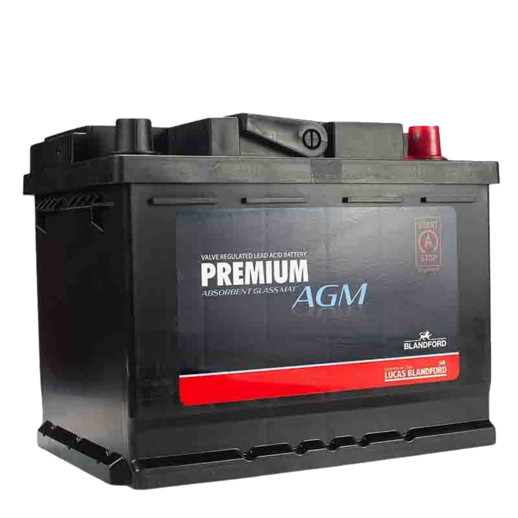 Batería Premium AGM 80 AMP 800 CCA Positivo Derecho - Yemin