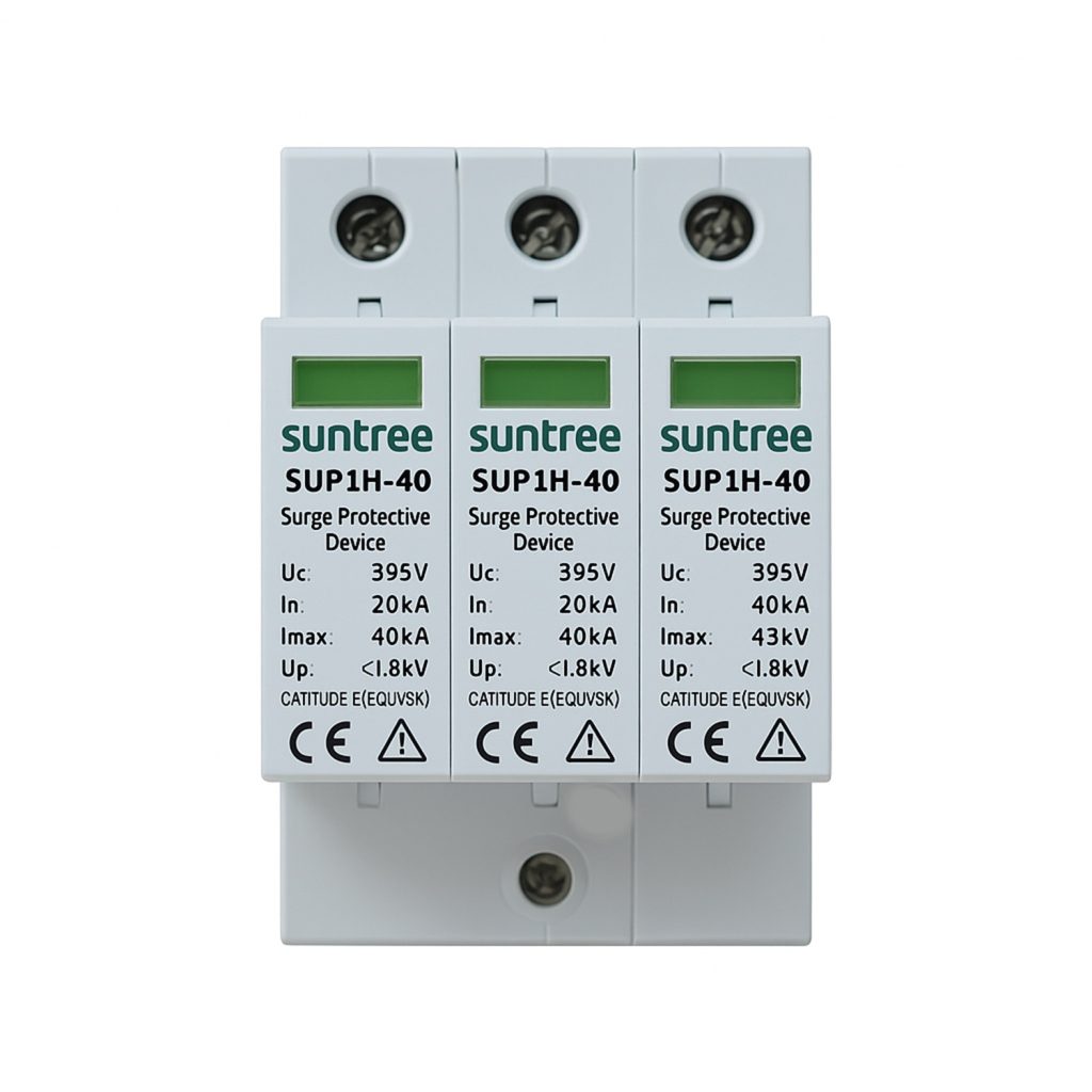 SPD Protector Sobretensión 385VAC 20kA Suntree Supresor de Transientes ...